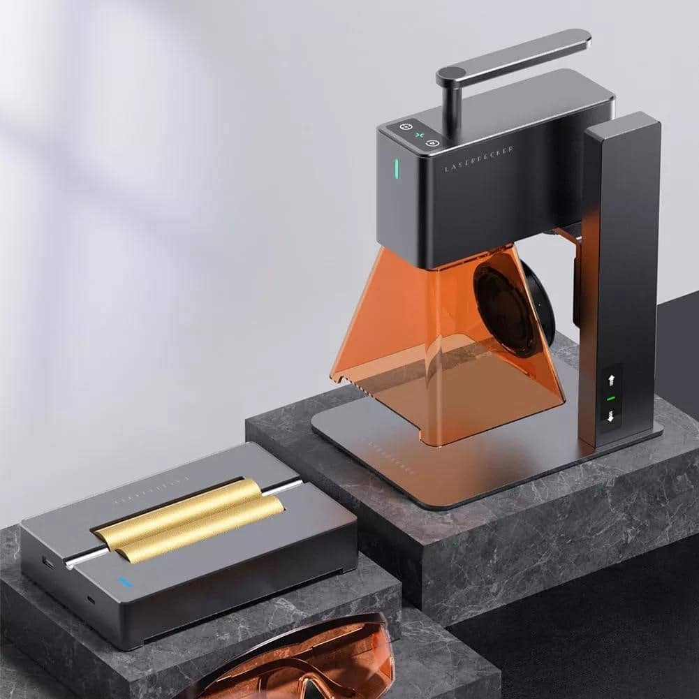 LaserPecker 2 Pro laserski graver 450 nm velika brzina do 600 mm/s 0,05 ...