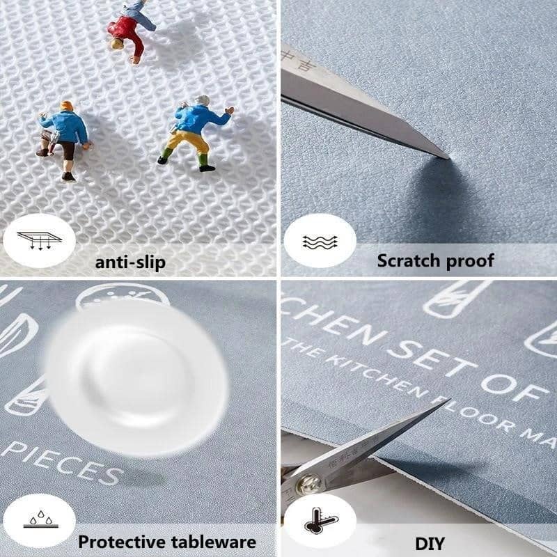 PU kožna kuhinjska prostirka Duga traka INS stil Kuhinjska prostirka za ...