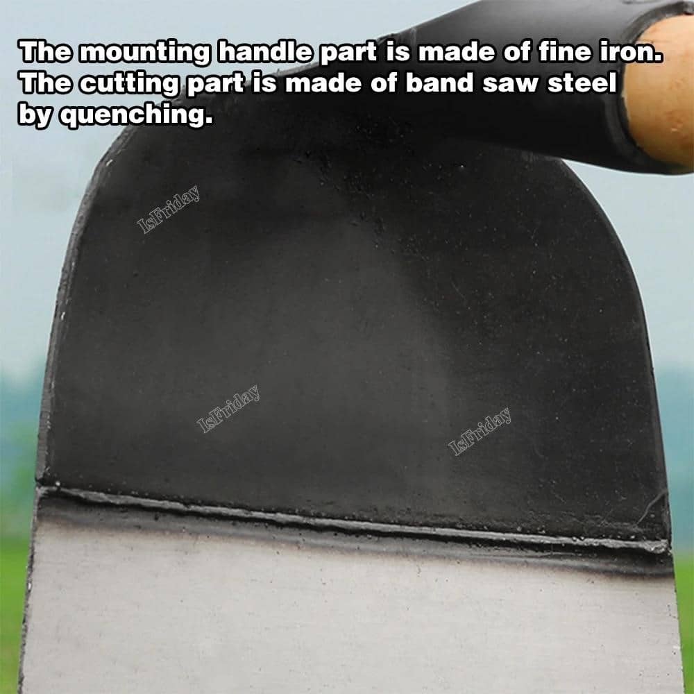 Manganski čelik Vrtna motika za rahljenje tla Sadnja povrća Pljevljenje ...